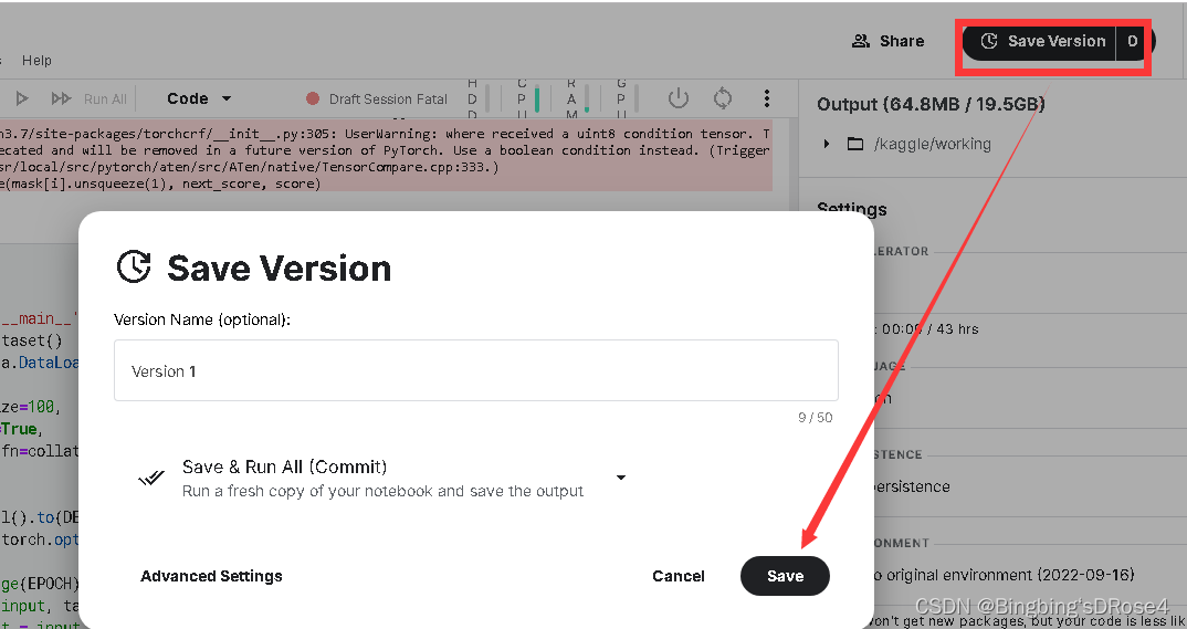 KaggleGPU的使用 CPU项目转GPU运行记录_kaggle找不到setting_Bingbing‘sDRose4的博客-CSDN博客