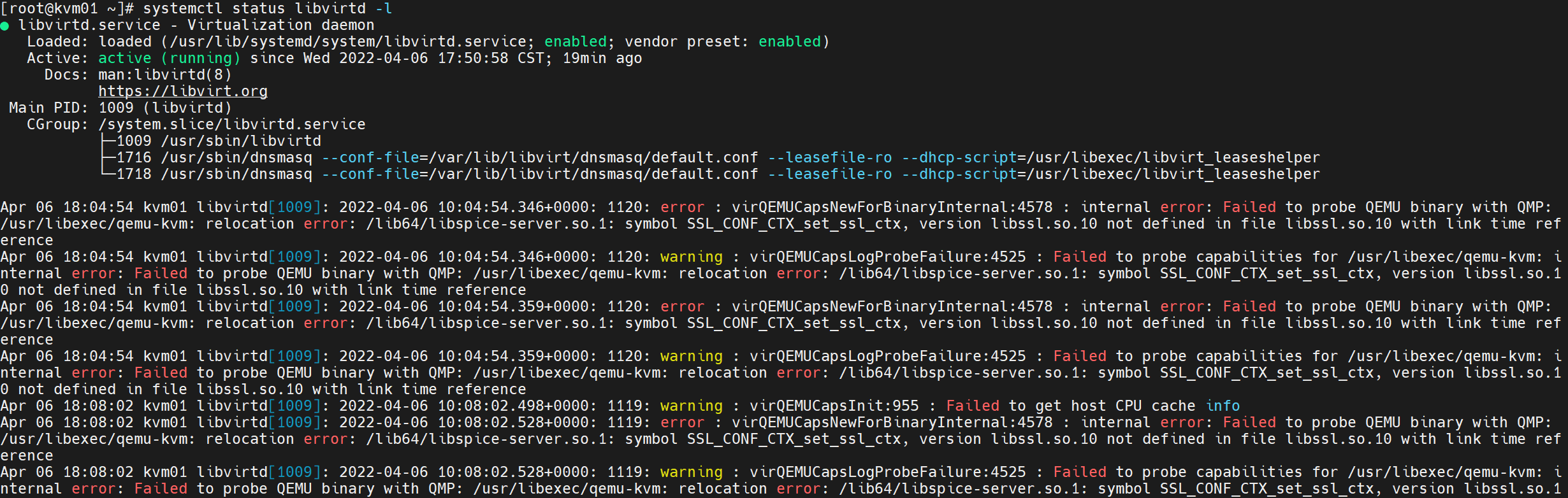 KVM创建虚拟机ERROR Host does not support any virtualization options-CSDN博客