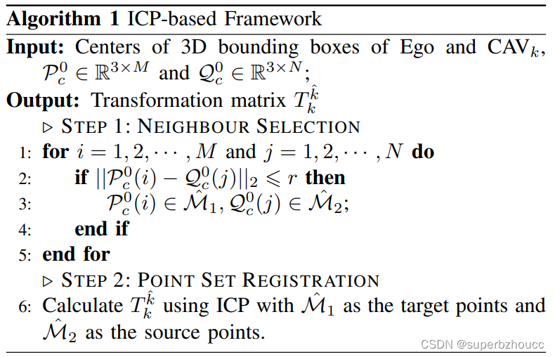 基于Iterative Closest Point和Optimal Transport Theory的鲁棒V2V协同感知（3D目标检测）_an efficient and robust ...