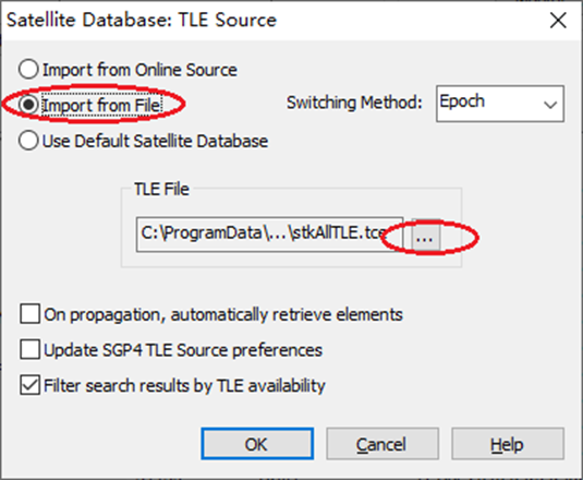 STK9中根据TLE数据插入卫星对象_stk中tle文件无法导入-CSDN博客