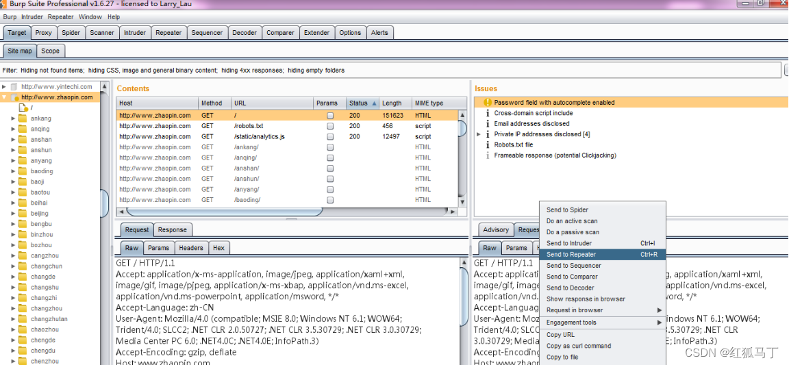 burp的简单使用_burp使用教程-CSDN博客