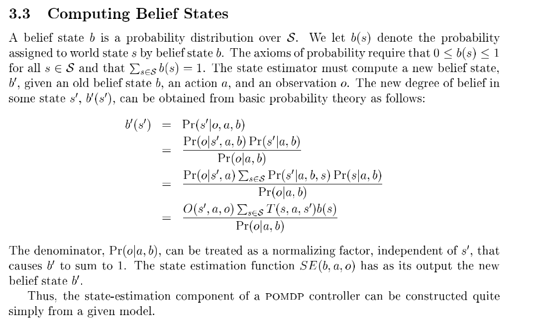 POMDP中的观测量(O)和状态量(S)_agent belief state-CSDN博客