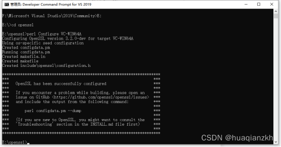 Win1064bit源码nmake方式安装opensslnmake安装 Csdn博客