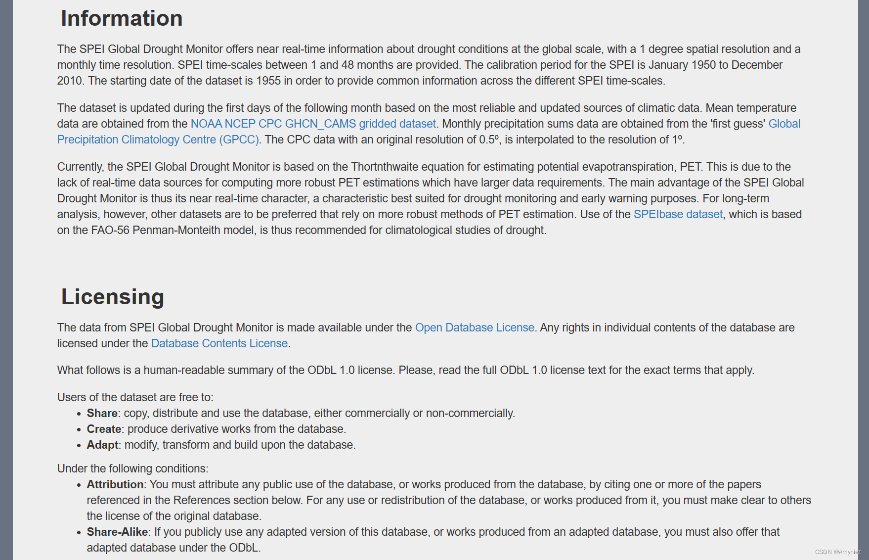 GIS、遥感和生态等领域常用数据集汇总【数据集】_spei数据集-CSDN博客