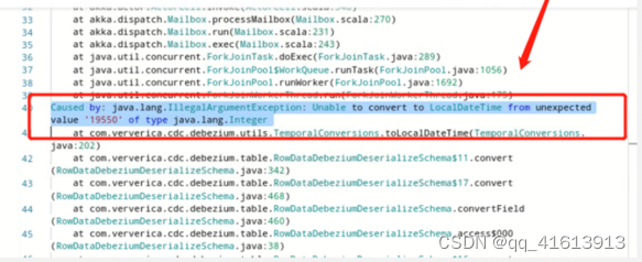 flink cdc 作业异常，unsupportedOperationException 或 illegalArgumentException 却没指明字段名称的处理_flink ...
