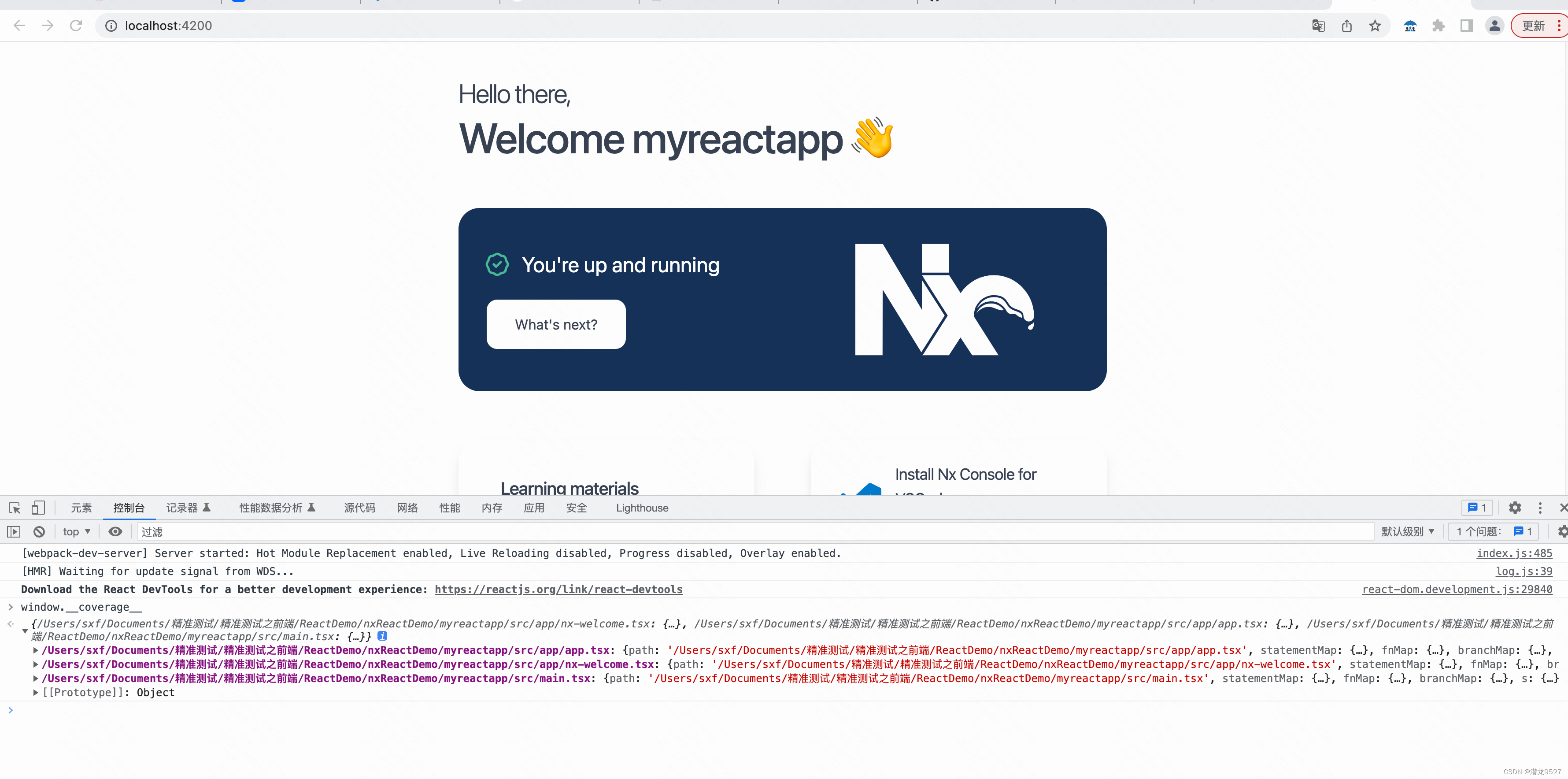 nx脚手架下react项目覆盖率_react nx-CSDN博客