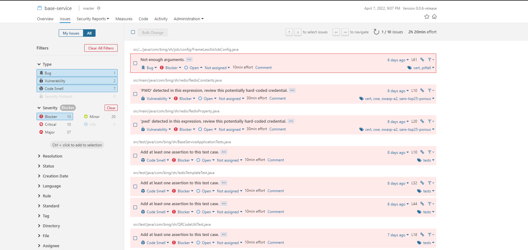 用SonarQube和SonarLint分析maven项目中的Java代码坏味道_sonar qube代码异味处理-CSDN博客
