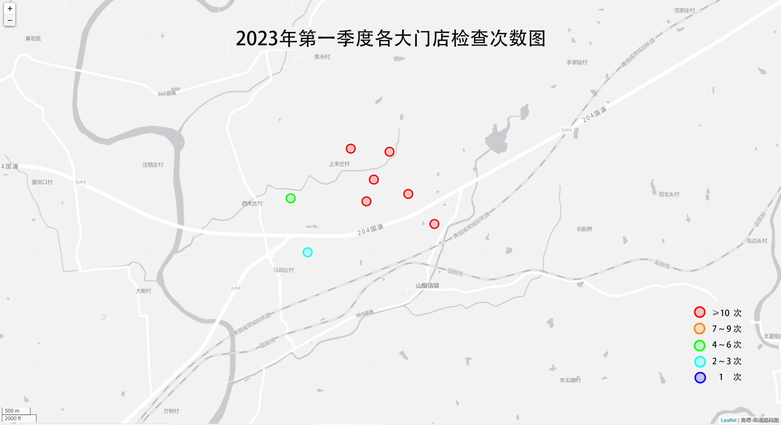Python有关folium库在地图上批量标记地点的示例（基于高德地图）python地图打点 Csdn博客