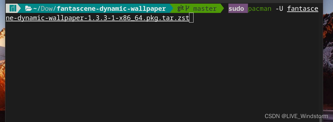 Archlinux安装动态墙纸（fantascene-dynamic-wallpaper）软件。-CSDN博客