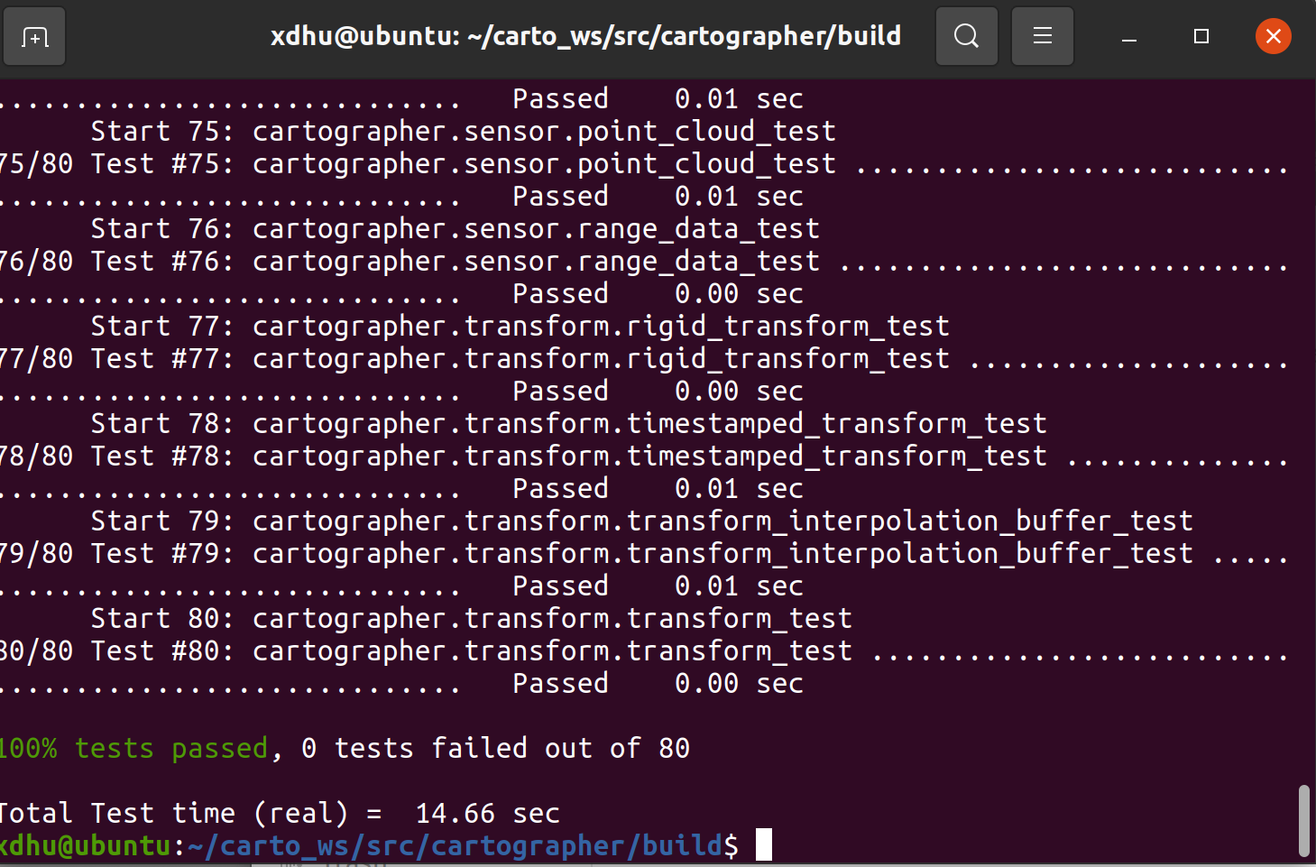 Cartographer安装和编译cartographer编译贝宝老师的博客 Csdn博客 
