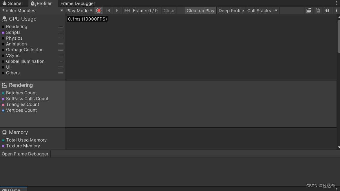 Unity性能优化(一)优化概述与profiler工具的使用unity Profiler怎么用 Csdn博客