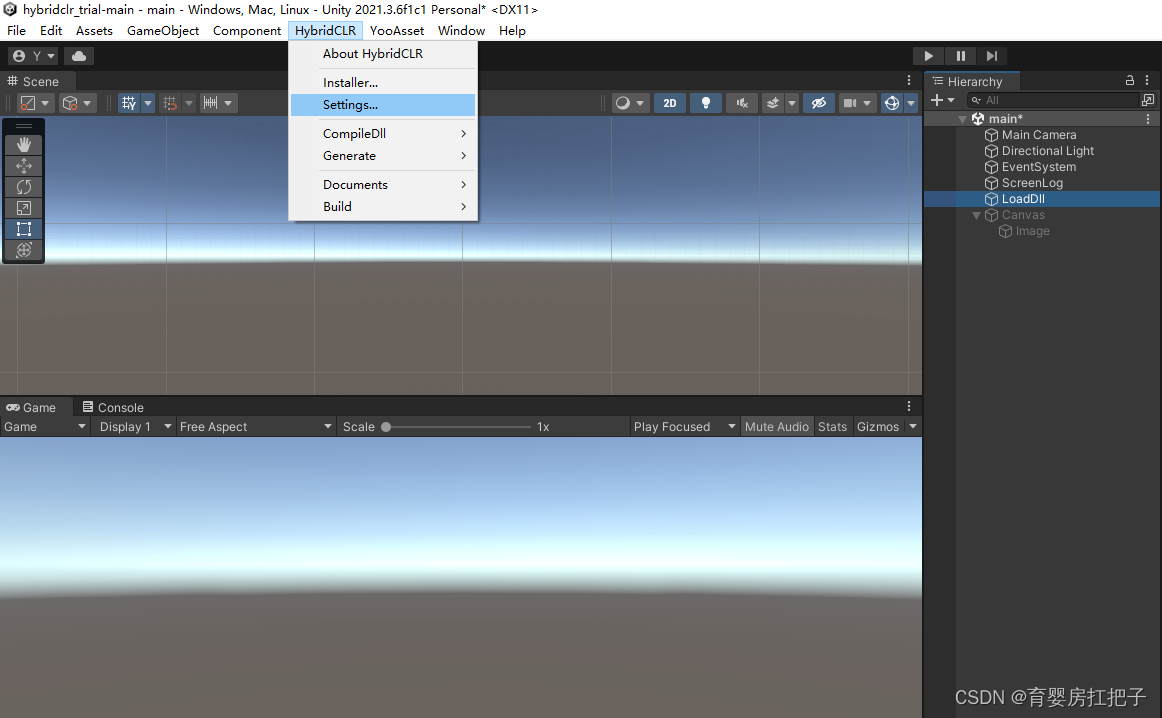 Unity划时代热更方案 YooAsset+HybridCLR（wolong）（原huatuo）（二）_unity wolong热更-CSDN博客