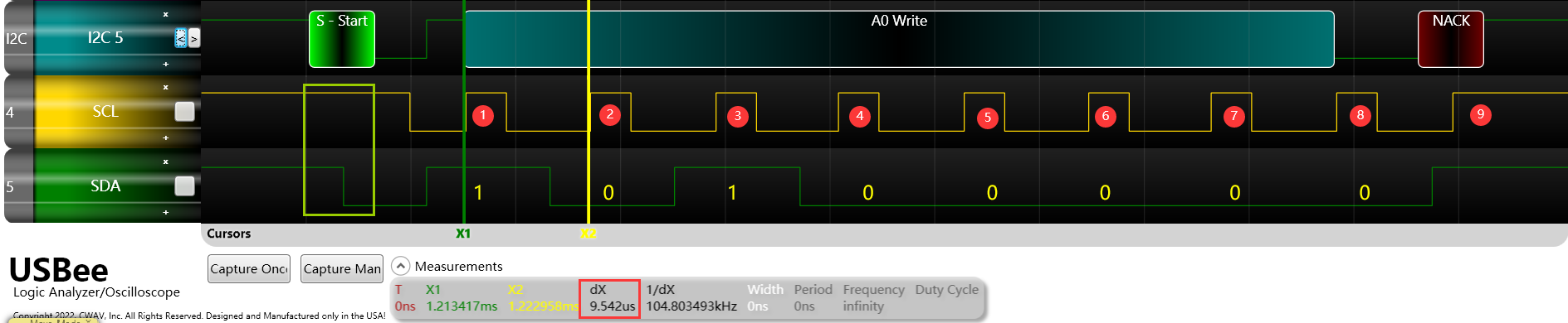 新年第一天，用逻辑分析仪探究一波I2C波形_i2c波形分析-CSDN博客