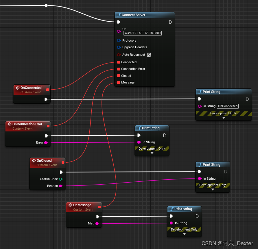 Web Socket Client Ue4 Dtwebsocket 插件说明 Ue4 Websocket插件 Csdn博客