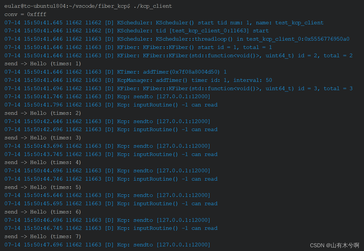 C++ KCP异步多线程封装_kcp cpp-CSDN博客