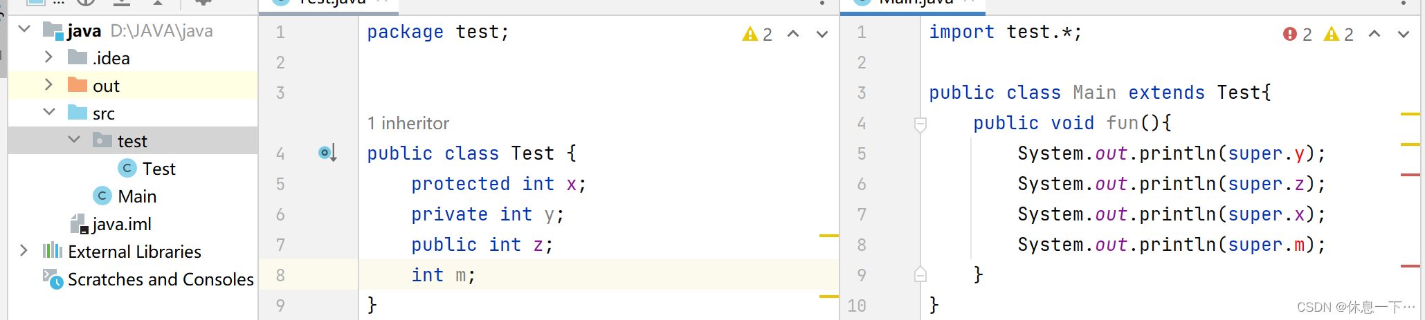 类的封装和包(java) Csdn博客