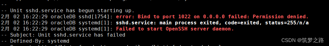 redhat 7.9 修改ssh端口在不关闭selinux情况下的设置——筑梦之路_redhat 7.9修改ssh端口-CSDN博客