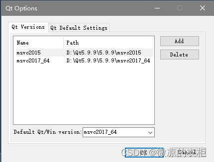 VS2017+Qt 5.9.9 出现qmake: Error creating Makefile，could not find qmake configuration file win32 ...