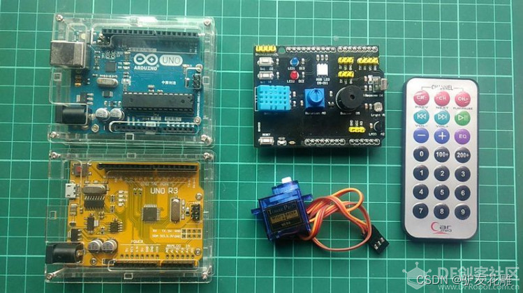 【雕爷学编程】arduino动手做（212） 9合1 扩展板完成arduino的10类实验之板载端口与功能模块 Csdn博客