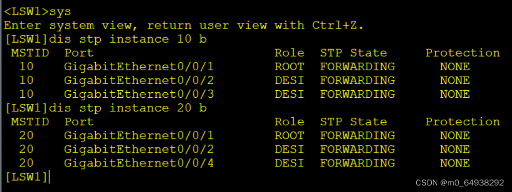 链路聚合与VRRP基础（MSTP部分已配置）_mstp 端口聚合-CSDN博客