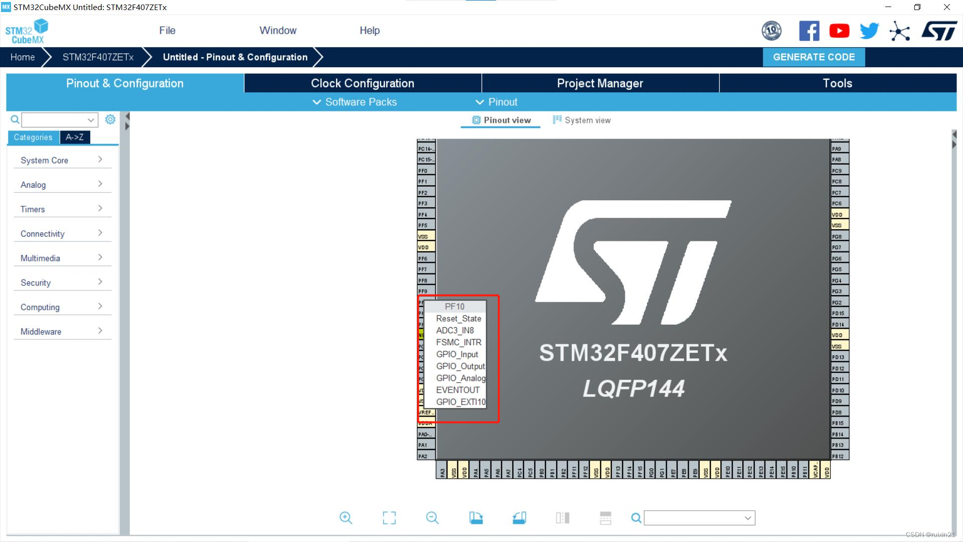 Stm32cubeide加cubemx开发二——cudemx的使用 Stm32cudemx Csdn博客