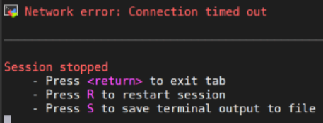 设置静态IP地址，连接SSH报错（Newwork error/Session stopped）-CSDN博客
