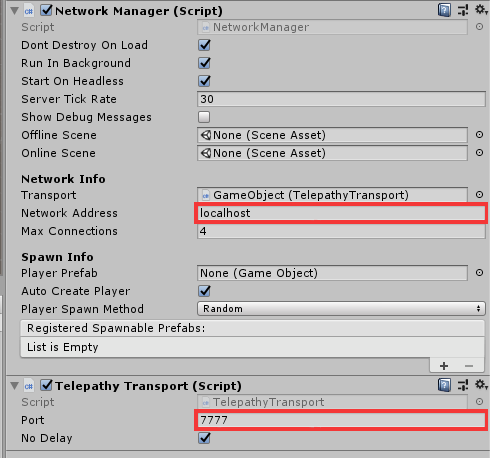 [Unity Mirror] Network Manager_unity networkmanager-CSDN博客
