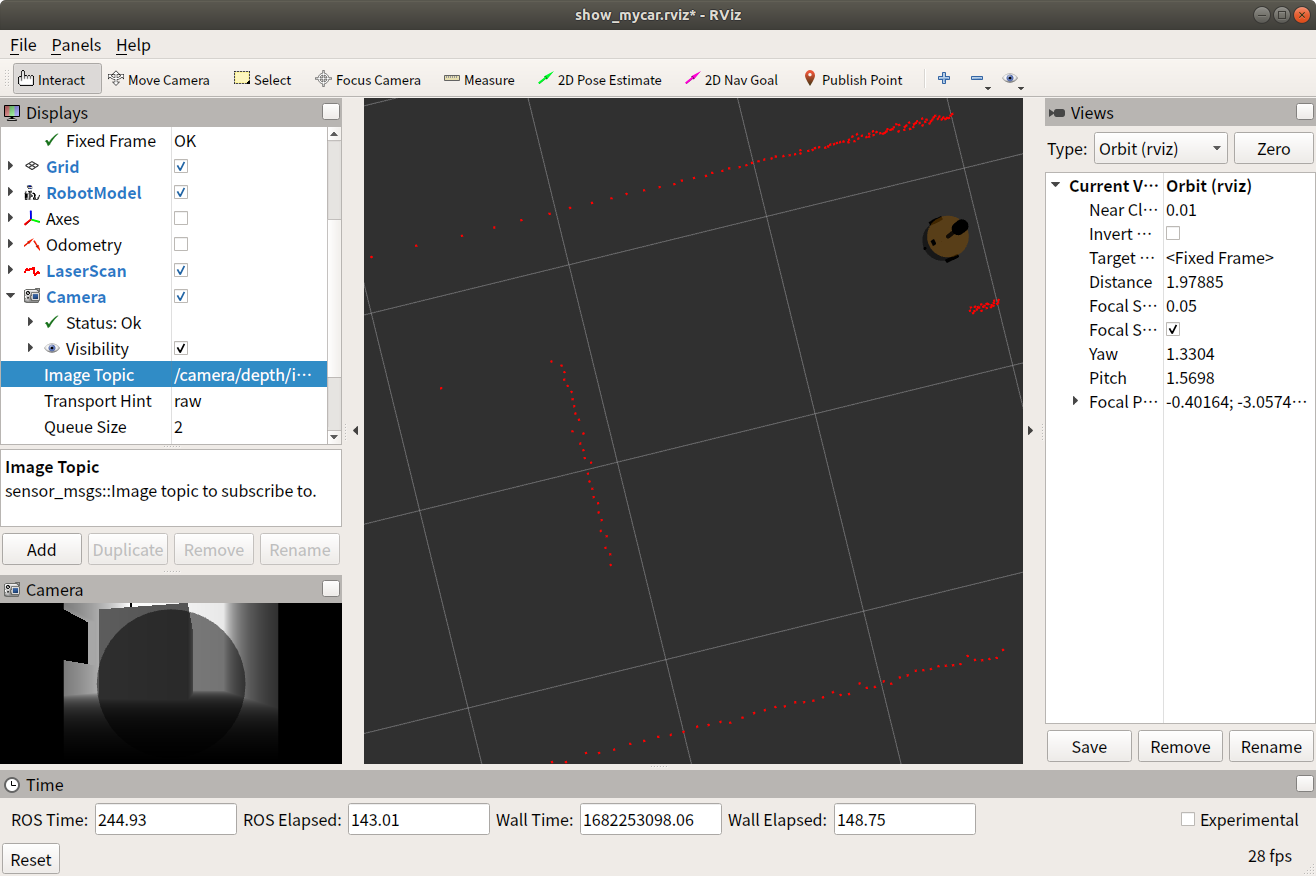 ROS学习第四十节——kinect信息仿真以及显示_ros 的noetic中kinnet仿真-CSDN博客