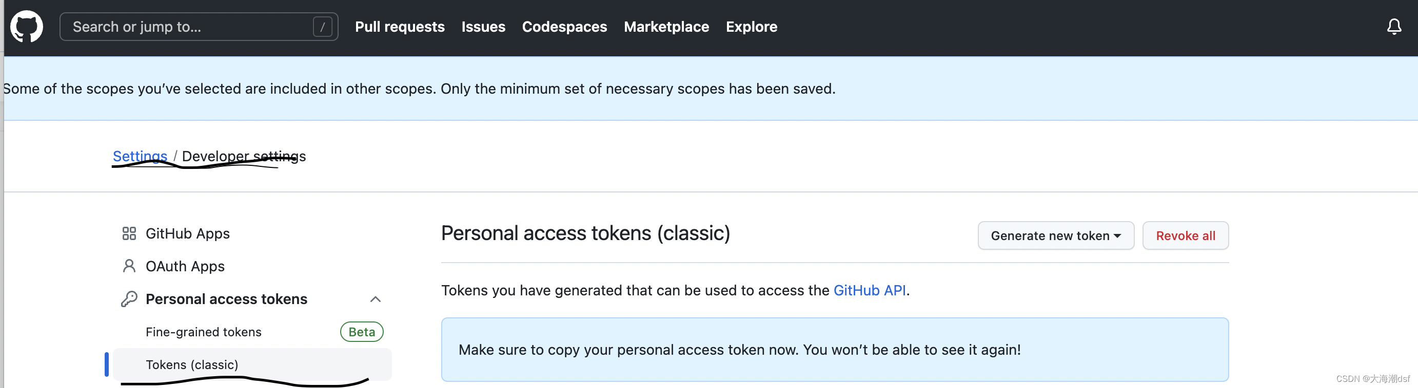 github报错remote: Support for password authentication was removed on ...