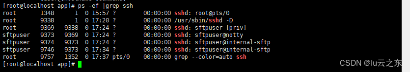 Centos7.x部署SFTP服务+和ssh不同端口访问_centos7安装ssh和ftp-CSDN博客