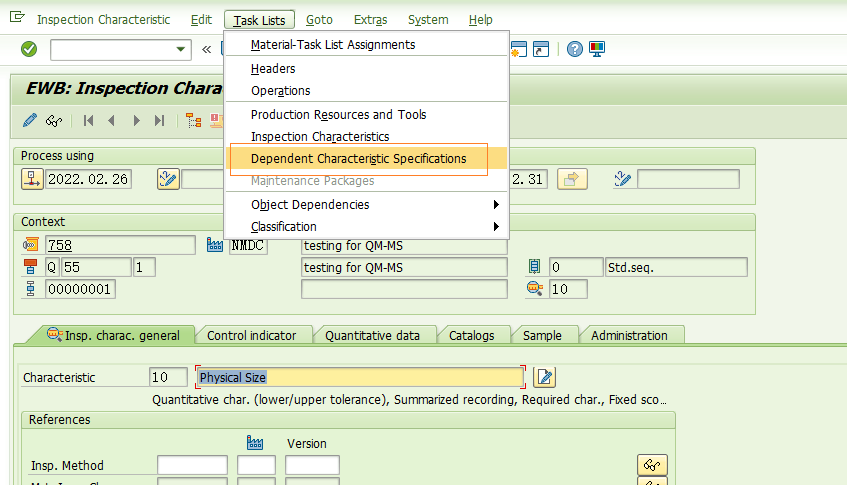 SAP QM Multiple Specifications的使用II_sap cl02的用法-CSDN博客