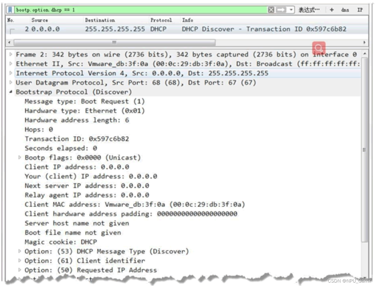 DHCP协议及报文详细解读_dhcp报文分析-CSDN博客