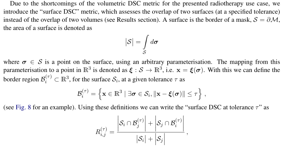 分割任务的性能指标之Surface Dice_surface dsc-CSDN博客