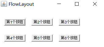 Java GUI（图形用户界面）-------FlowLayout(流式布局管理器)_java flowlayout-CSDN博客