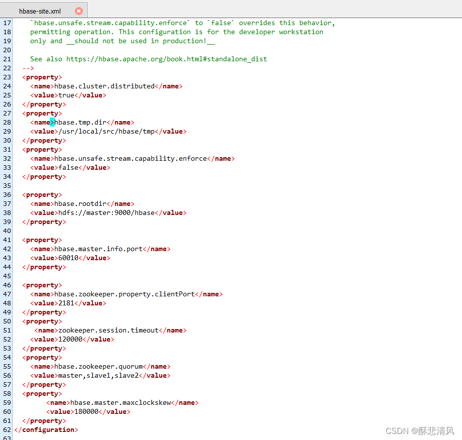 Hbase，zookeeper安装与配置_hbase zk配置-CSDN博客