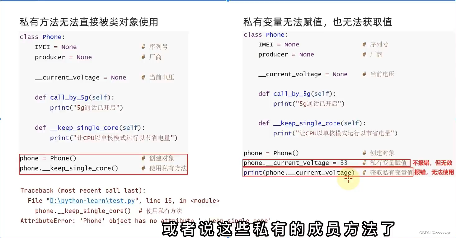 Python的封装 Csdn博客 