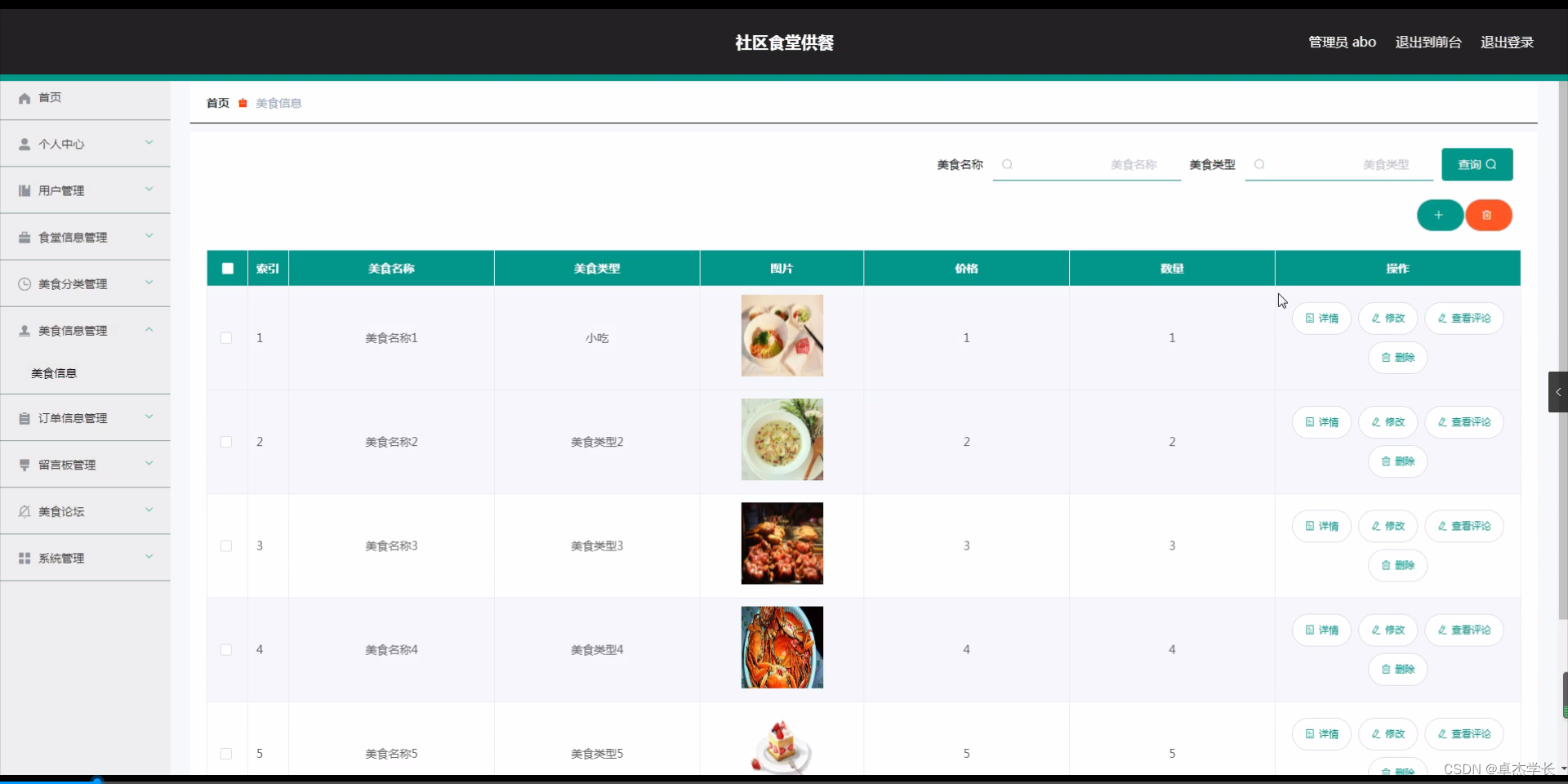 Java计算机毕业设计社区食堂供餐(附源码、数据库)计算机毕业设计之javajavaweb社区共享食堂信息系统 Csdn博客
