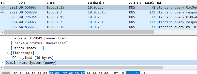 实验作业 利用分组嗅探器分析dns18定位到 Dns 查询报文和查询响应报文这两种报文的发送是基于 Udp 还是基于 Tc Csdn博客