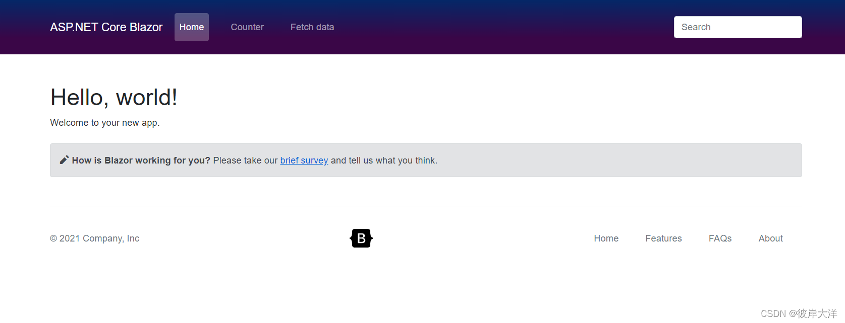 Aspnet Core Blazor 开发体验blazor 数据库 增删改查 Csdn博客