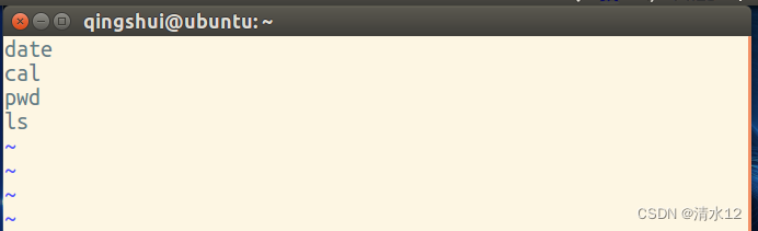 Linux 实验六 Shell编程1利用 Vi 建立一个脚本文件其中包括 Datecalpwdls 等常用命令。然后以不同 Csdn博客