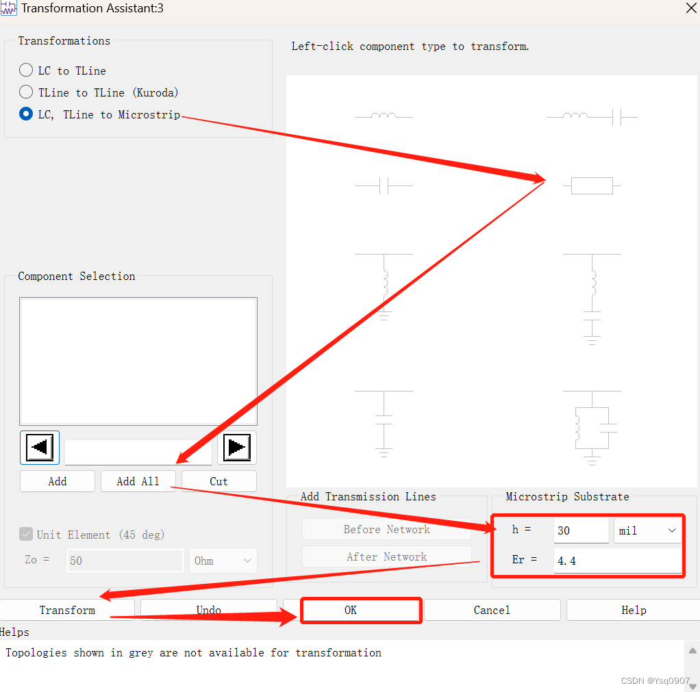 ADS入门学习笔记——LC滤波器到微带滤波器的转换_ads电容电感转化为微带线-CSDN博客