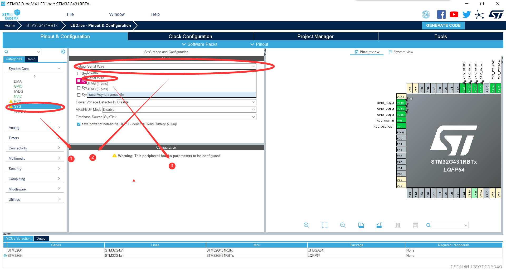 【STM32G431RBTx】备战蓝桥杯嵌入式→基本模块→LED-CSDN博客