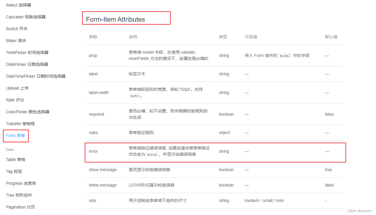 Elementui El Form Item表单验证怎么显示后台返回的错误信息 源码巴士
