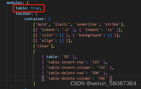 Quill插入表格getModule(‘table‘)为undefined 问题_typeerror: this.quill ...