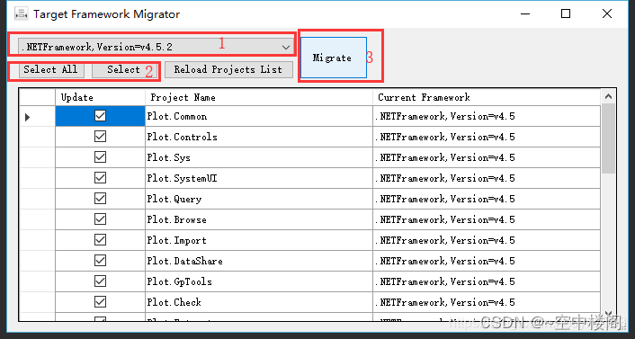 VS 批量修改项目.Net Framework版本_vs有没有一键更改。net版本-CSDN博客