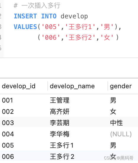 Sql 插入数据 数据库插入代码 Csdn博客