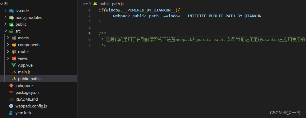 if(window.__POWERED_BY_QIANKUN__){ __webpack_public_path__=window ...