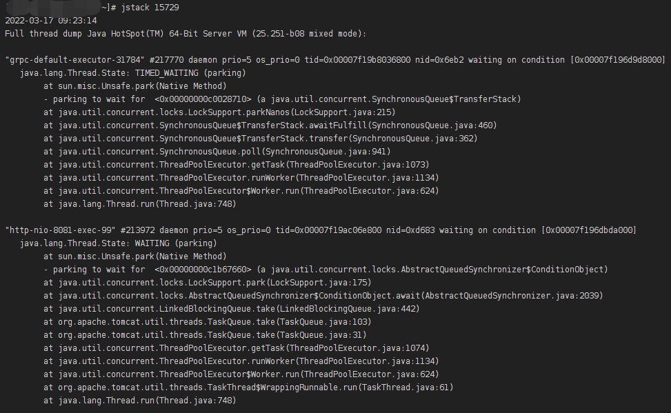 Java的jstack命令使用详解_java jstack-CSDN博客