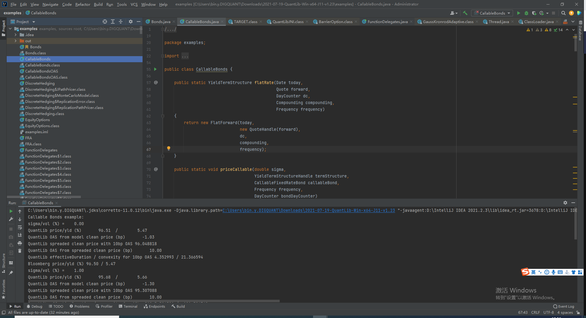 Java项目采用JNI方式加载Quantlib c++（SWIG）库_quantlib java_BBinChina的博客-CSDN博客