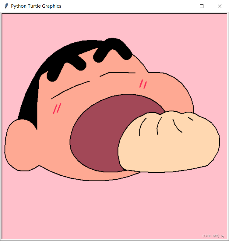 用python画一个蜡笔小新python代码画蜡笔小新 Csdn博客